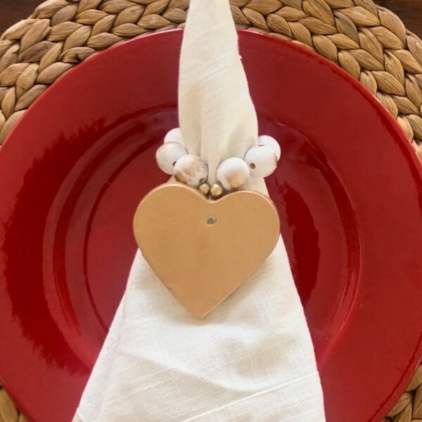 Heart Napkin Ring - Etsy