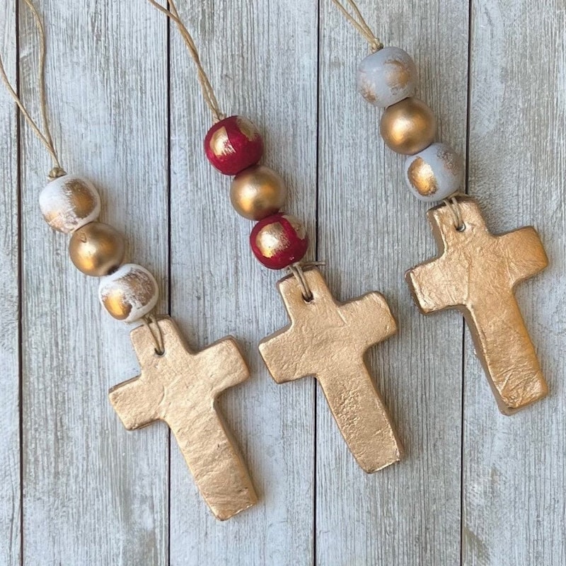 Cross Ornament - Etsy