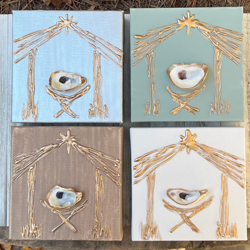 Oyster Shell Nativity - Etsy