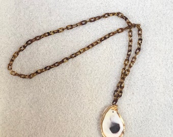 Tortoise Shell Necklace | Etsy