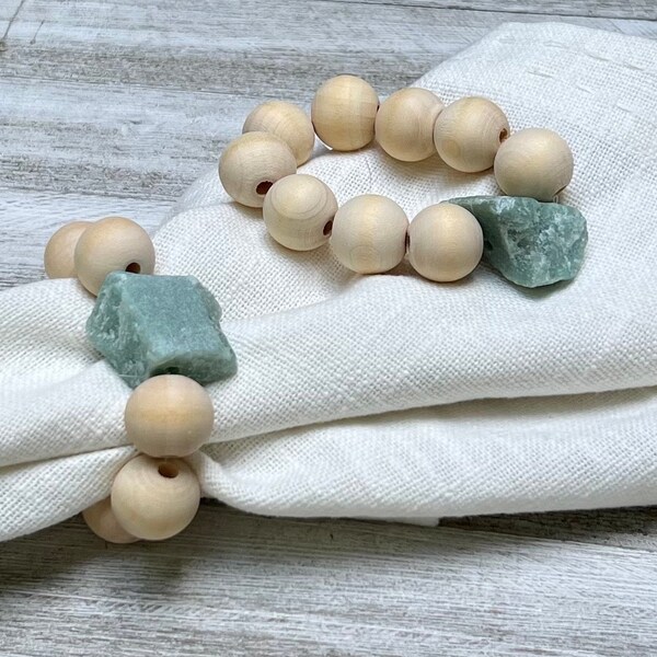 Bead Napkin Rings - Etsy