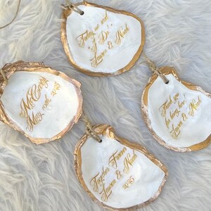 Personalized Wedding Ornaments, Customized Wedding Mementos, Beach ...