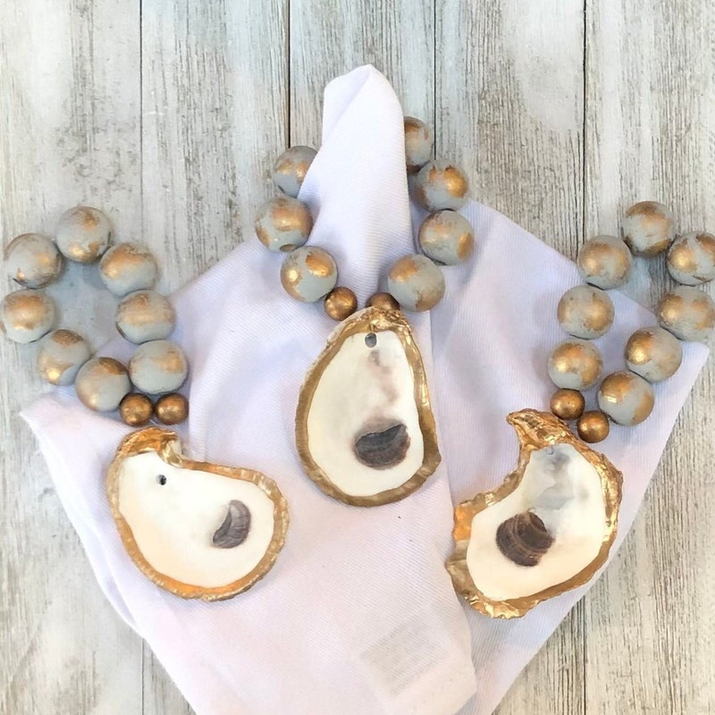 Oyster Napkin Rings - Etsy