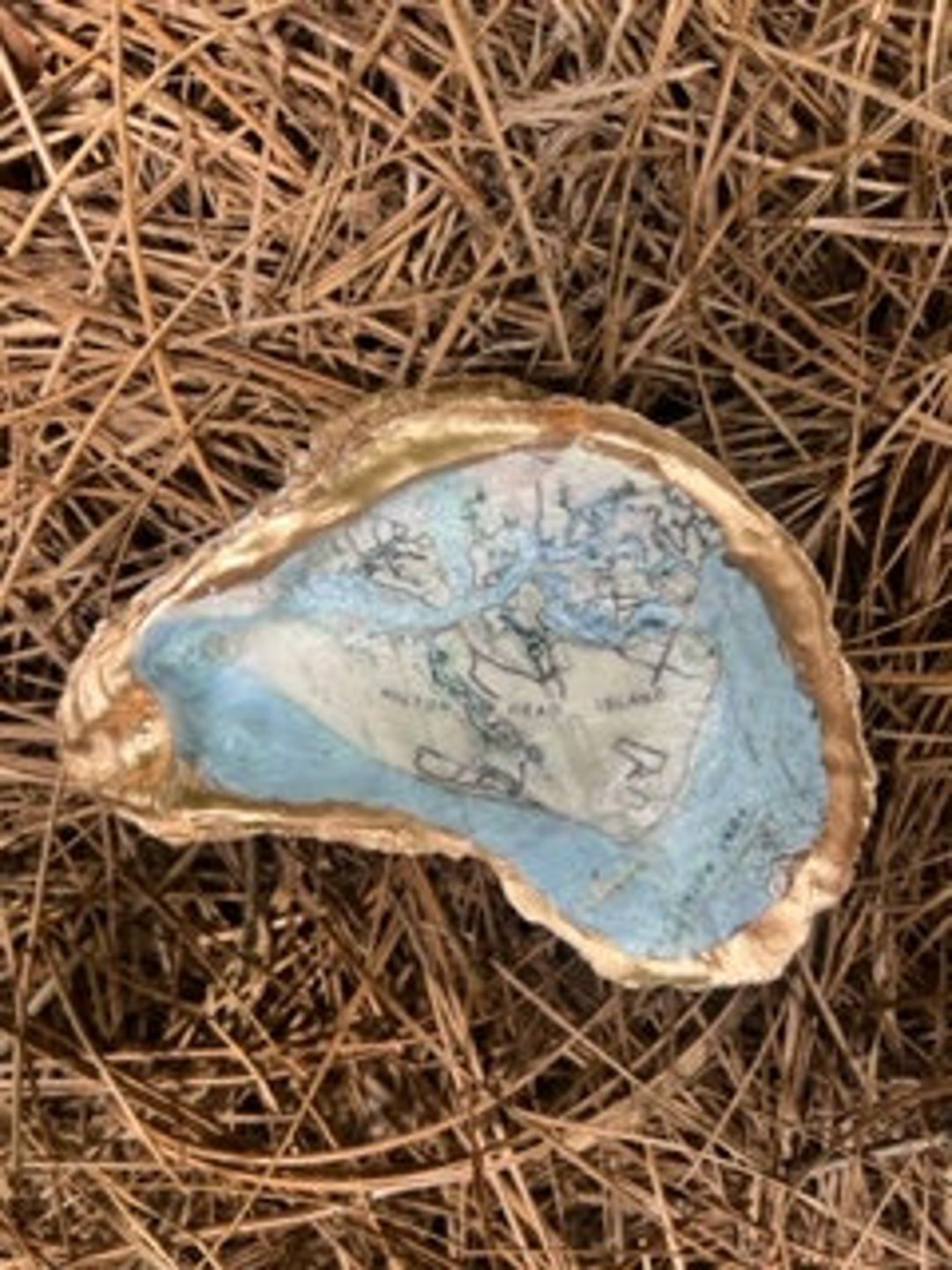 Hilton Head Island Oyster Shell Ring Dish, Bridal Shower Favors ...