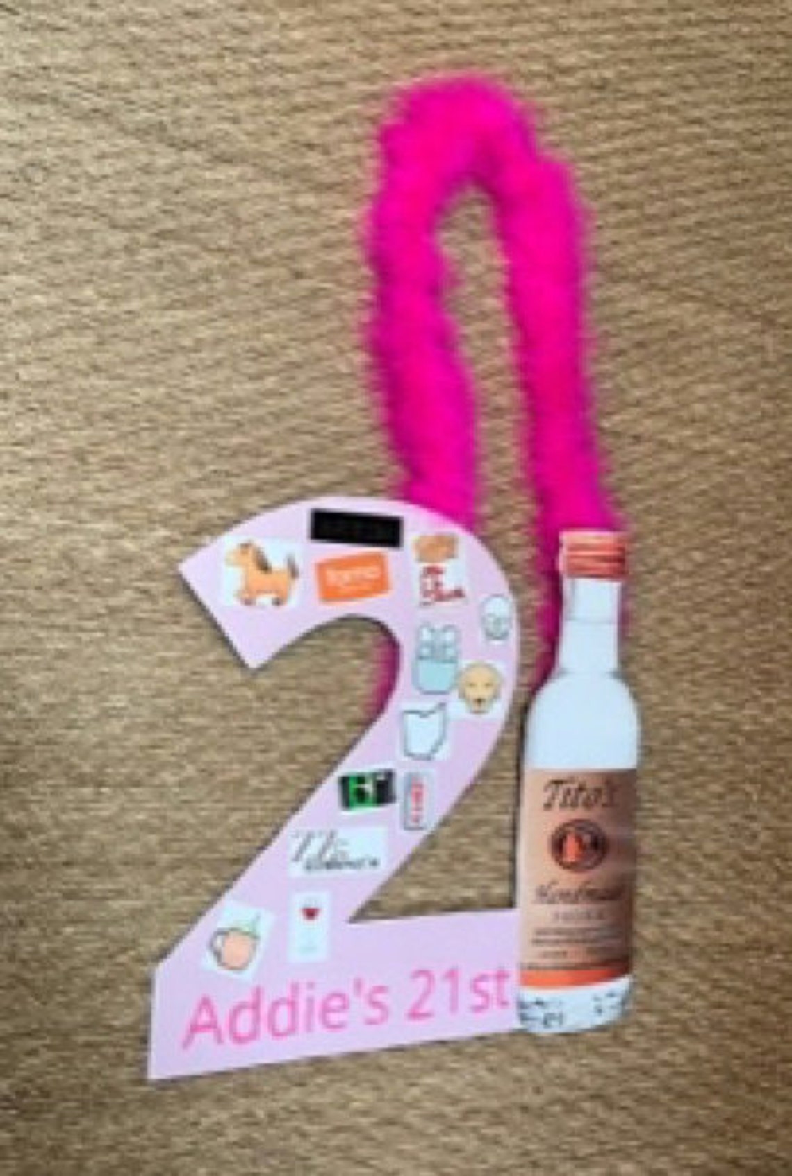 21st Birthday Sign With Boa Birthday Sign for 21st Party - Etsy UK