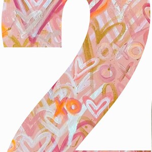 21st Birthday Sign With Champagne, Pink and Orange Hearts, Custom 21st ...