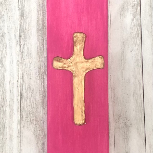 Hot Pink Cross - Etsy