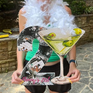 21st Birthday Sign, DIGITAL Download, Martini Sign, Digital Version ...
