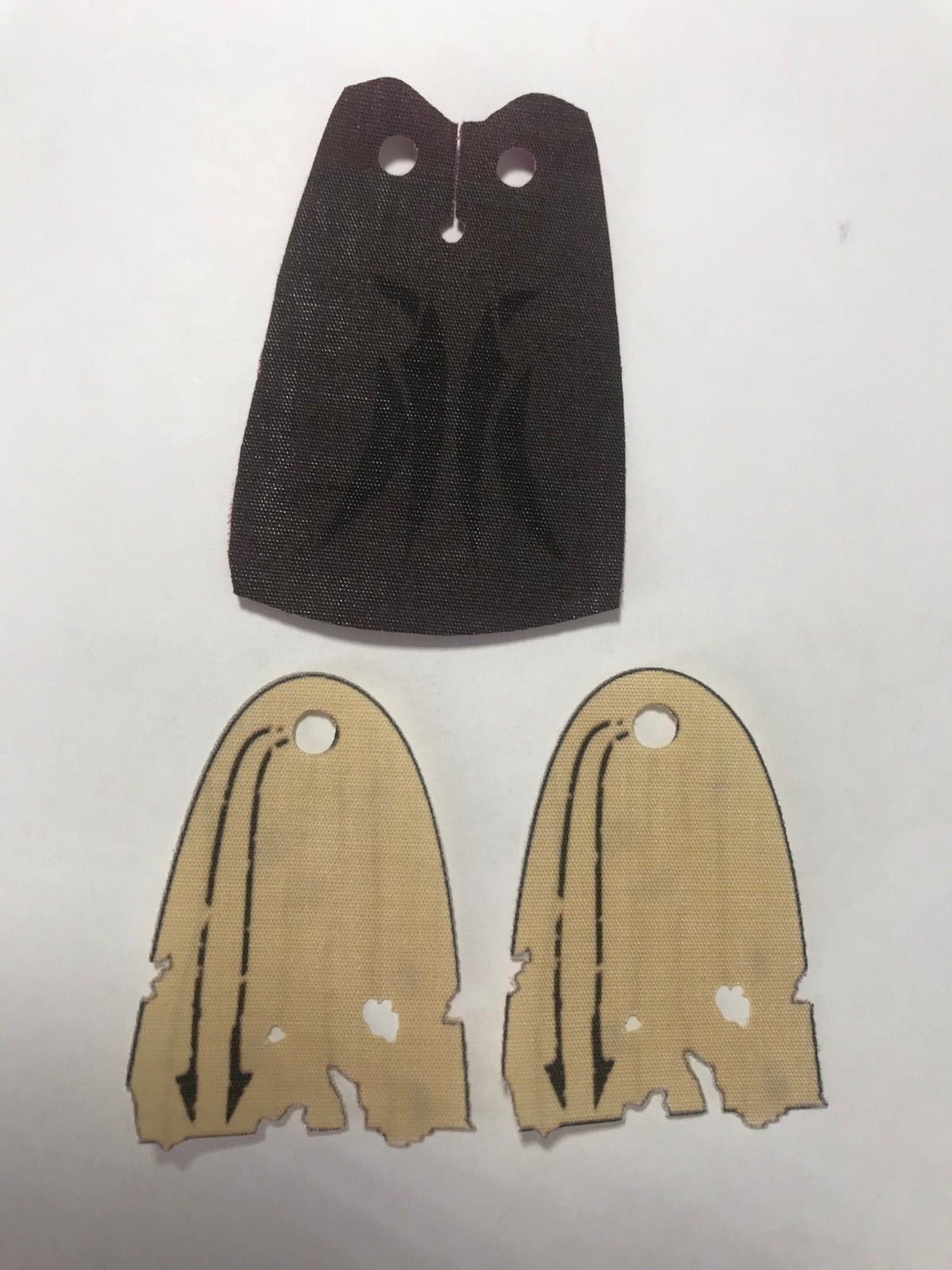 For LEGO Cloth Only Star Wars Minifigure Lot of 3 Custom Cape General ...