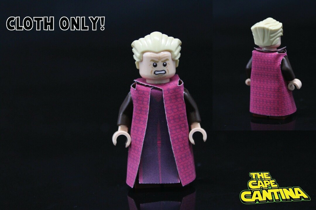For LEGO Cloth Only Star Wars Minifigure Chancellor Palpatine Royal Red ...
