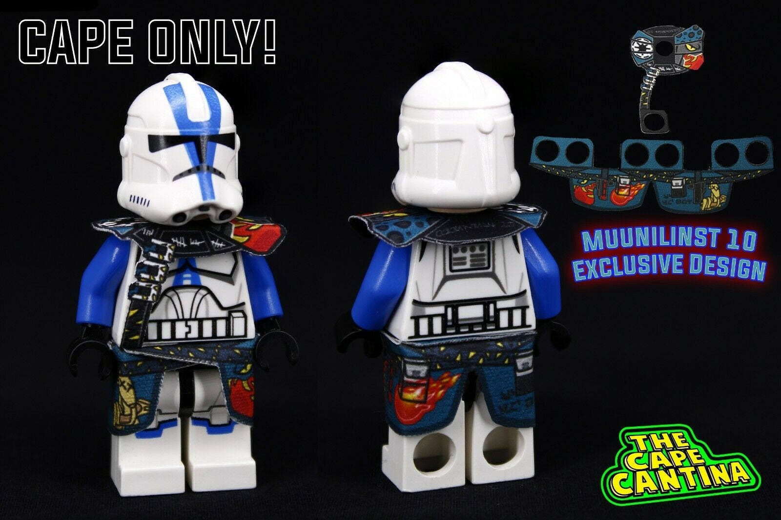 For LEGO Cloth Only Minifigure ARC Muunilinst 10 Cloth Cape - Etsy UK