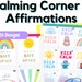 Calming Corner & Affirmations Poster Pack - Classroom Decor- Calm Down ...
