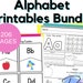 Alphabet Tracing & Coloring Printables: ABC Learning Bundle (PDF) - Etsy