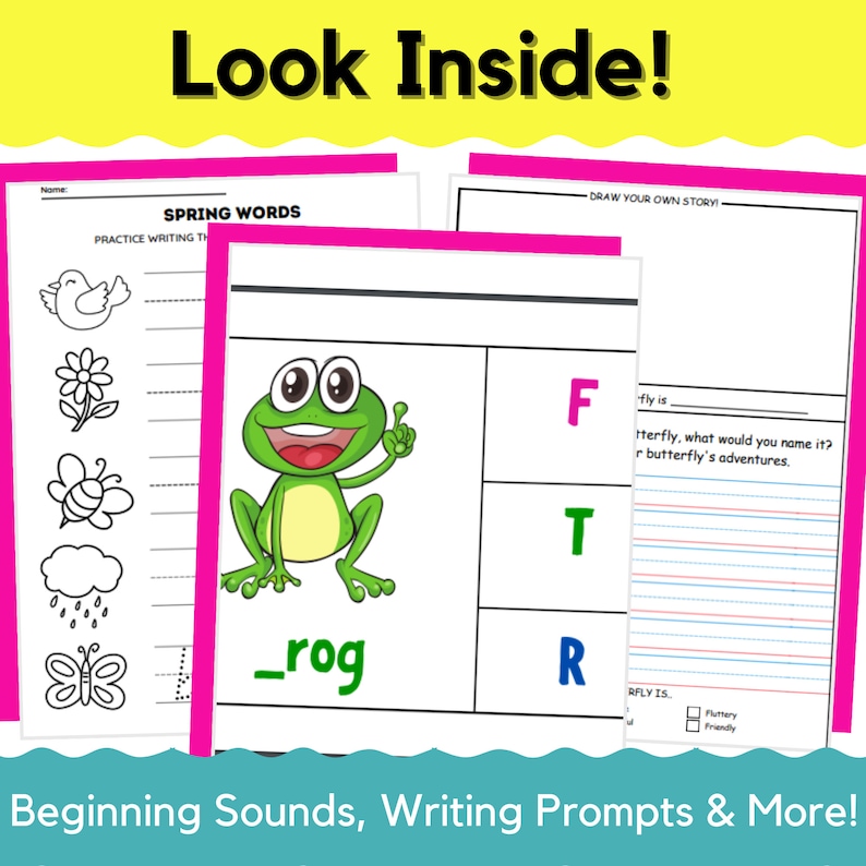 Ultimate Spring Bundle for Pre-k, Kindergarten, 1st / Math & Literacy ...