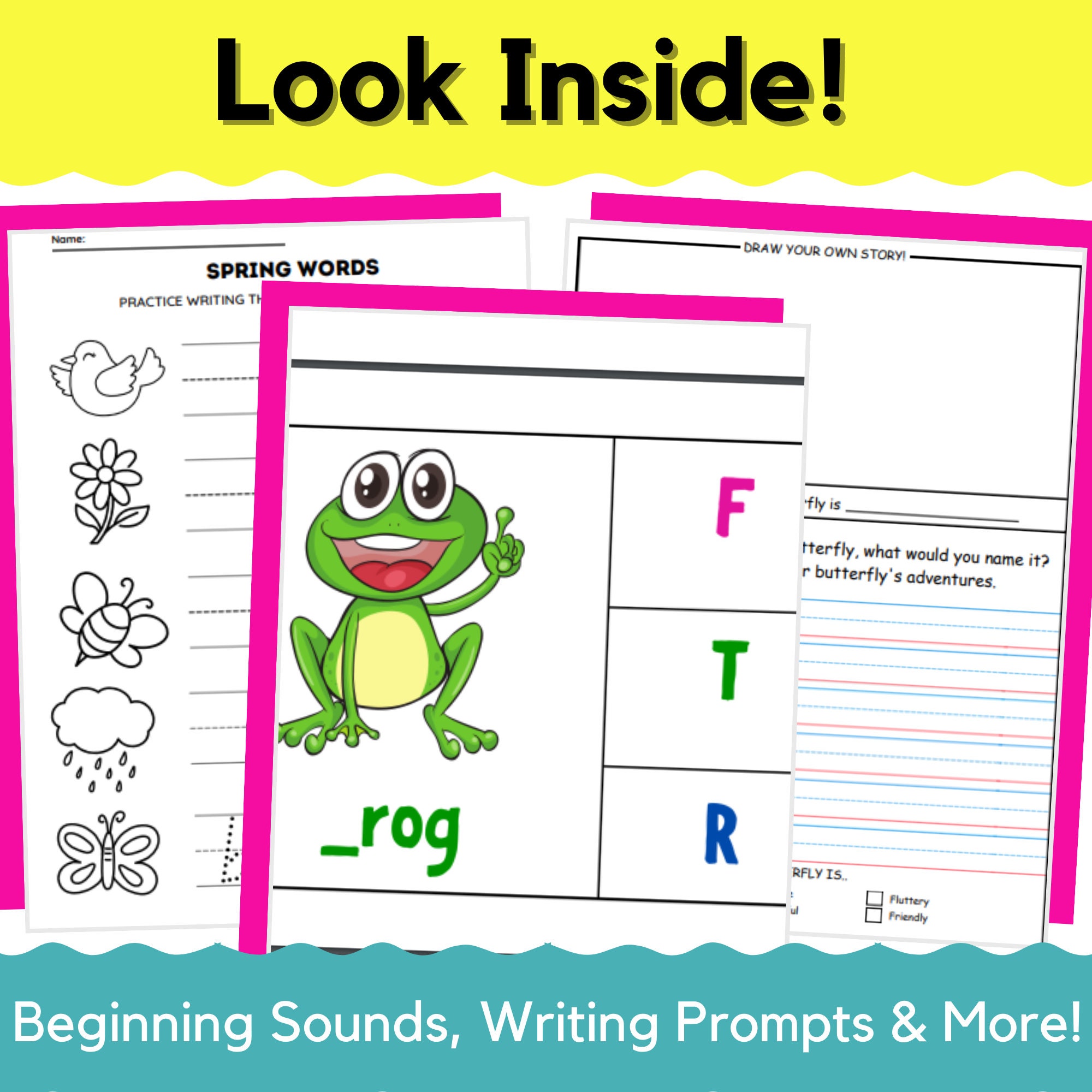 Ultimate Spring Bundle for Pre-k, Kindergarten, 1st / Math & Literacy ...