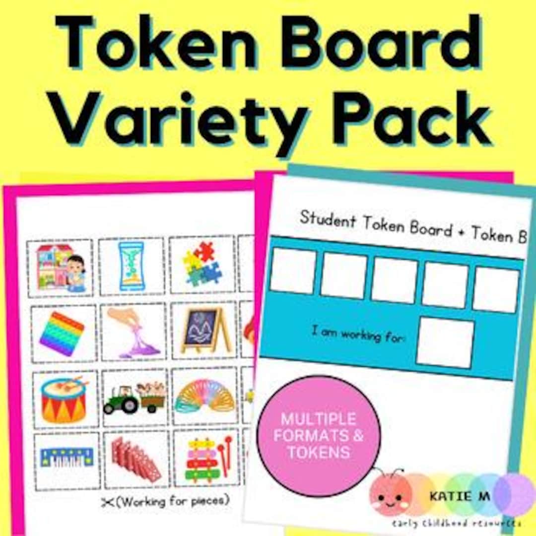 Printable Token Board Variety Pack: Autism, ADHD Visual Supports - Etsy