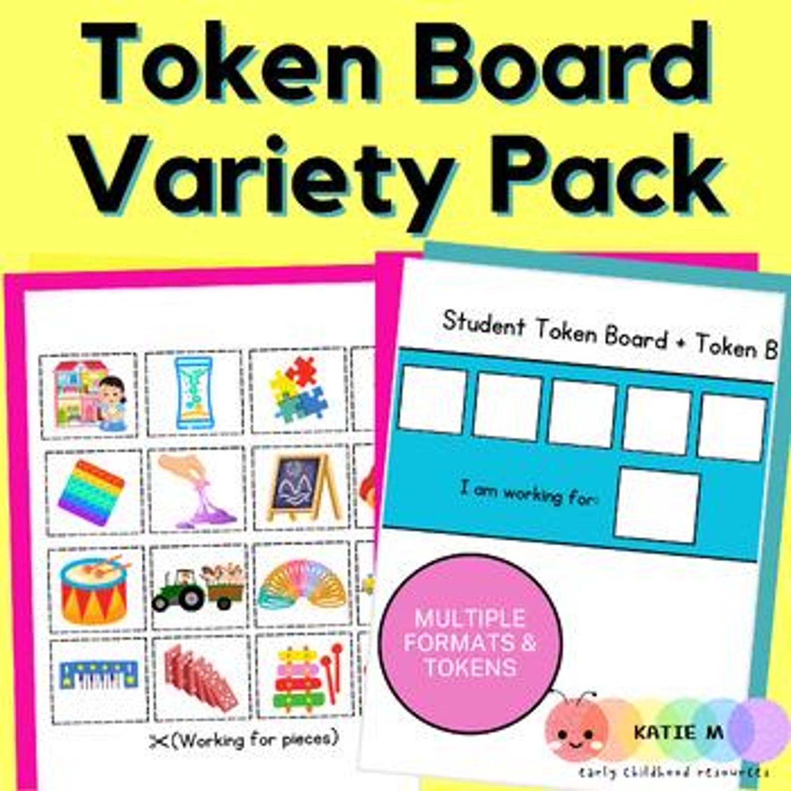 Printable Token Board Variety Pack: Autism, ADHD Visual Supports - Etsy