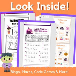 Halloween Activity Pack- Games, Crafts & More! Classroom Party ...