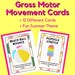 Summer Themed Gross Motor Movement Cards | Brain Breaks | Transition ...