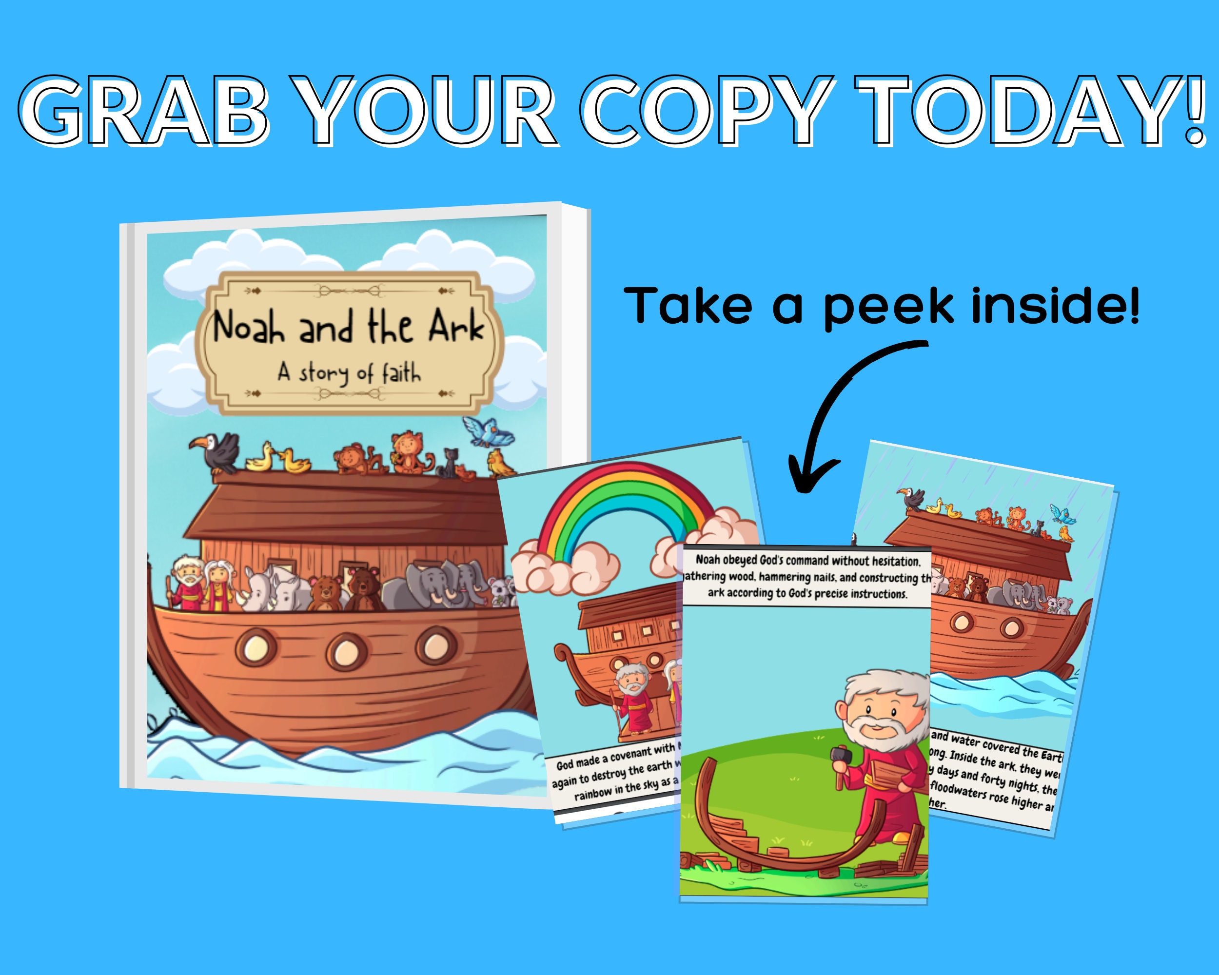 Noah's Ark Activity Bundle- Printable & Digital- Google Slides/nearpod ...