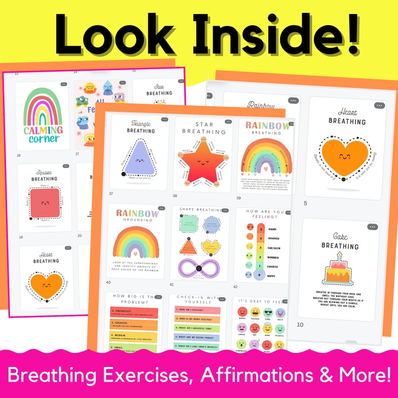 Calming Corner & Affirmations Poster Pack - Classroom Decor- Calm Down ...