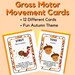 Autumn Movement Cards: Gross Motor Skills, Brain Breaks (printable) - Etsy