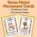 Autumn Movement Cards: Gross Motor Skills, Brain Breaks (printable) - Etsy