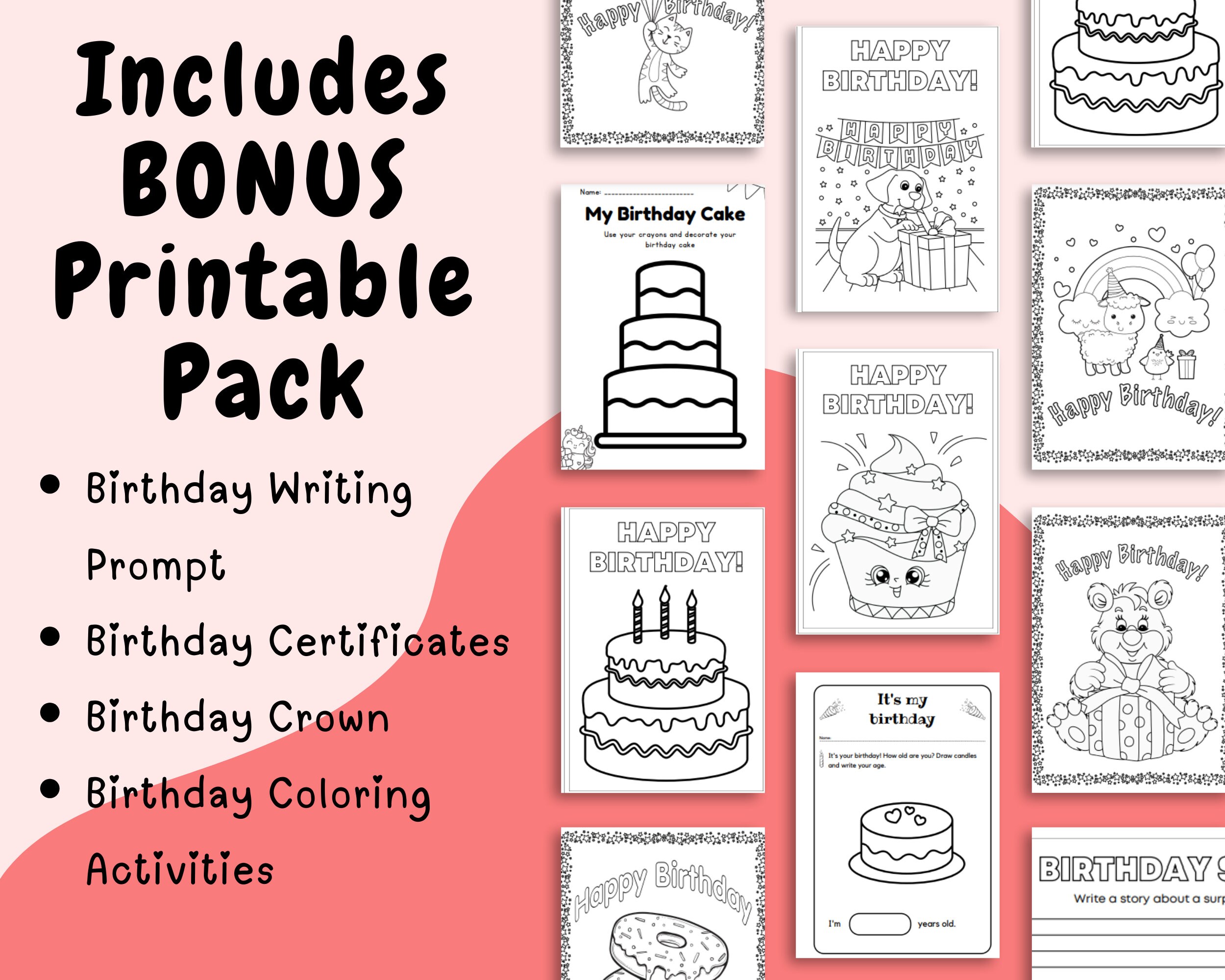 Classroom Birthdays Bulletin Board- Images & Letters + BONUS Printables ...
