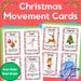 Christmas Themed Gross Motor Movement Cards | Brain Breaks | Transition ...