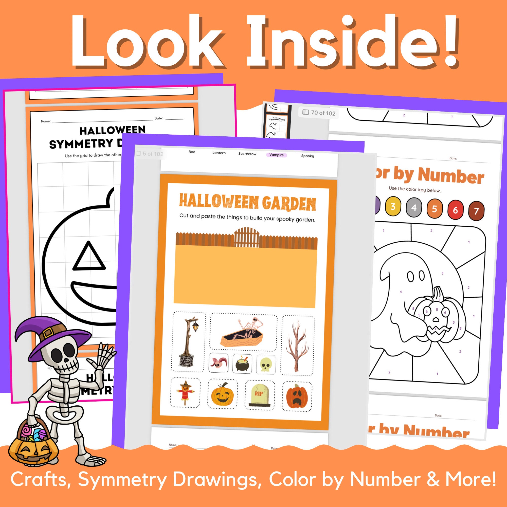 Halloween Activity Pack- Games, Crafts & More! Classroom Party ...