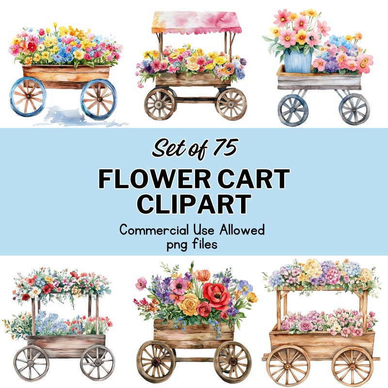 Flower Cart - Etsy