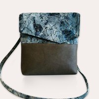 Large Boho Hobo Bag, Size 14" X 21". Subdued Paisley Ethnic Design. Two ...