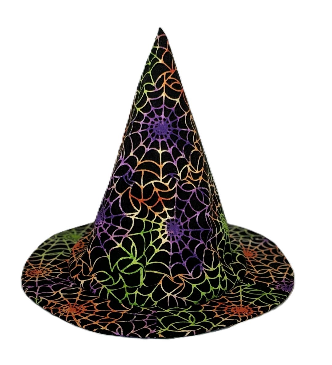 Witch/wizard Hat Neon Spider Webs - Etsy