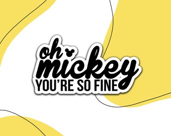 Oh Mickey, You're so Fine Enamel Pins - Etsy