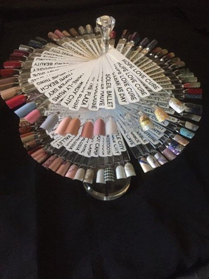 DIY Nail Display Sticks Spiral or on Ring | Etsy