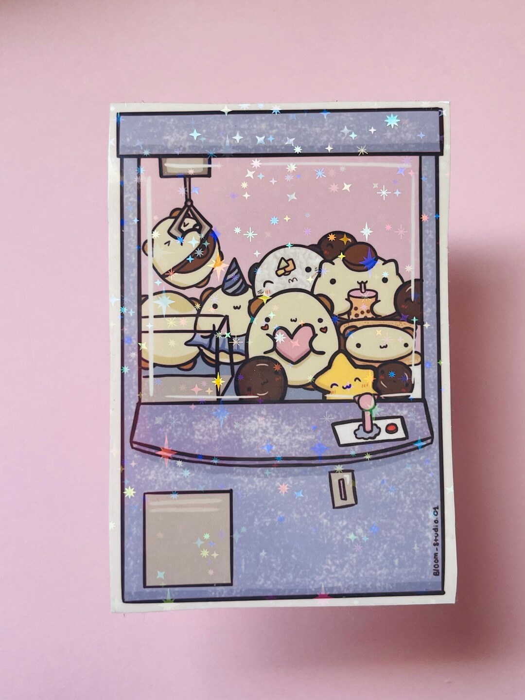 Kawaii Claw Machine Sticker - Etsy