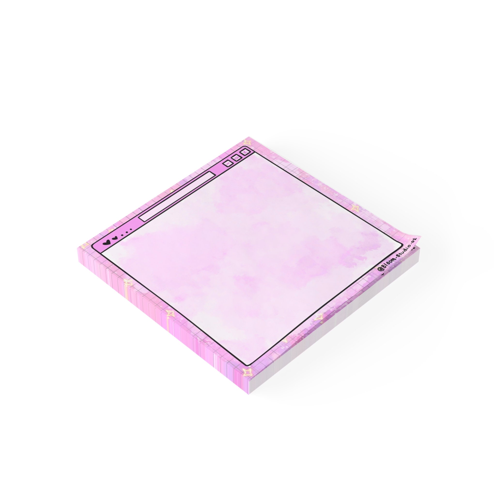 Pink Pop-up Window Note Pads - Etsy