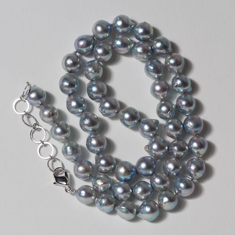 Natural Blue Pearls - Etsy