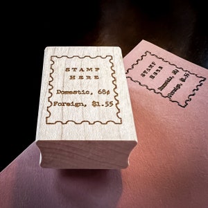 Postage Stamp Placeholder Rubber Stamp Philatelic, Philately, Edwardian ...