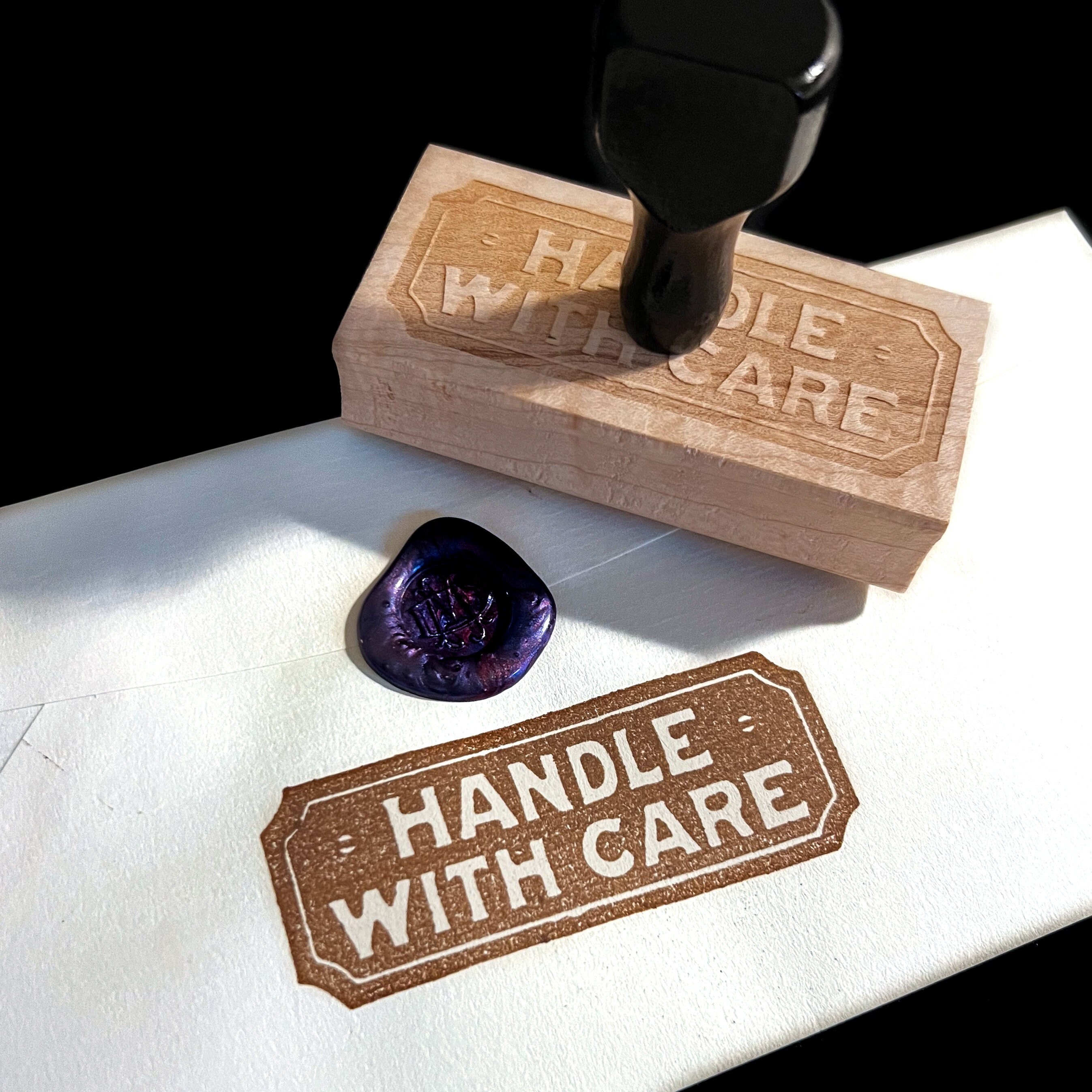 Handle With Care Stamp
