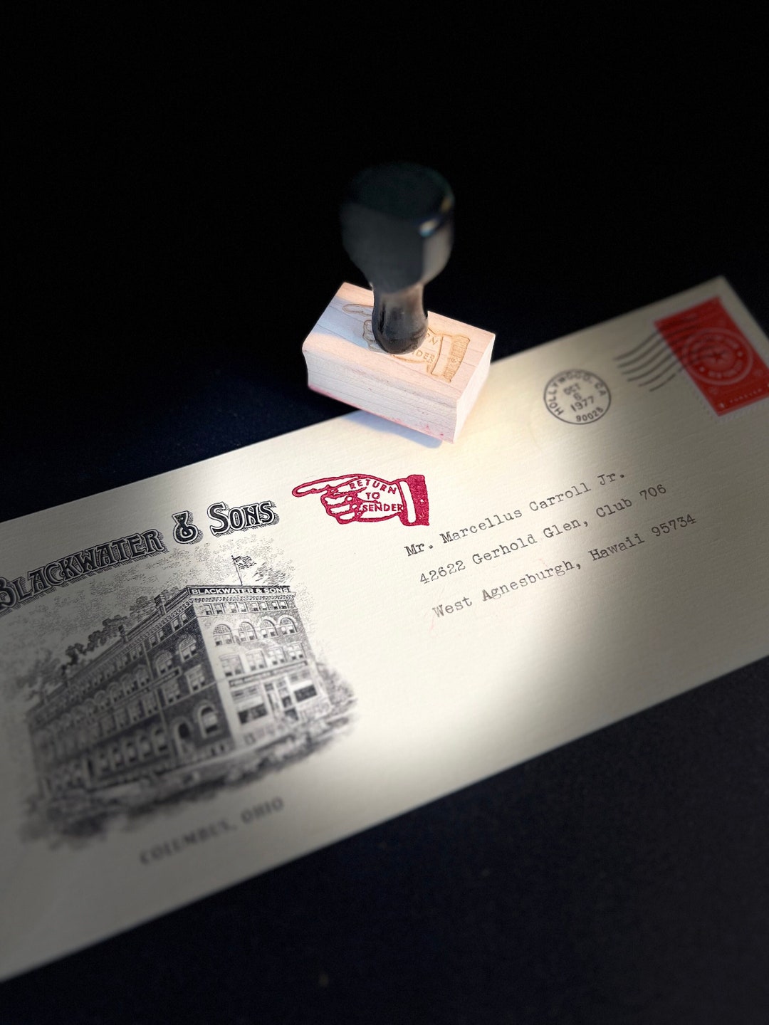 Return to Sender Rubber Stamp – Victorian, Mail, Post Offic, Vintage ...
