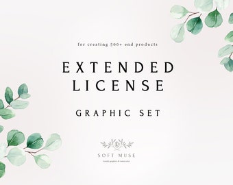Extended License for Commercial Use of ALL CLIPART SETS | Etsy