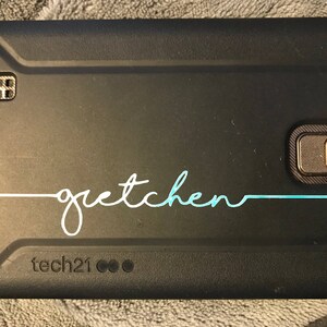 Cursive Name Decal for Phone Case or Personalizing Items - Etsy