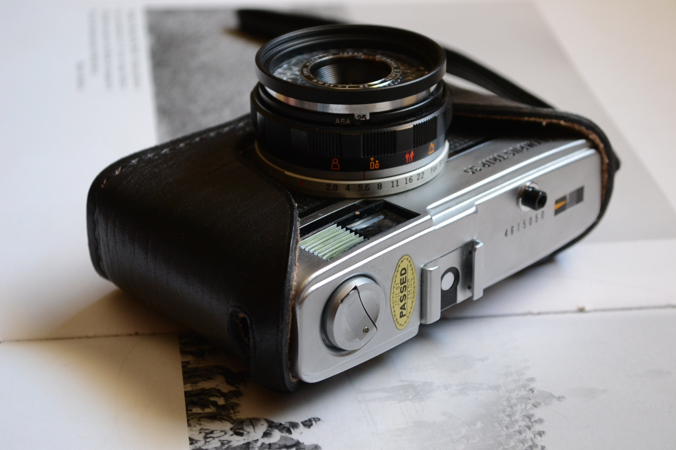 Leather half case for Olympus Trip 35 | Etsy