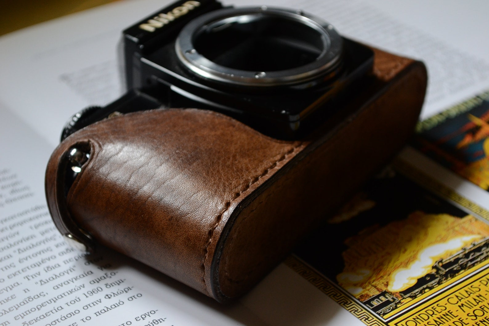 Leather Half Case for Nikon FG Camera | Etsy