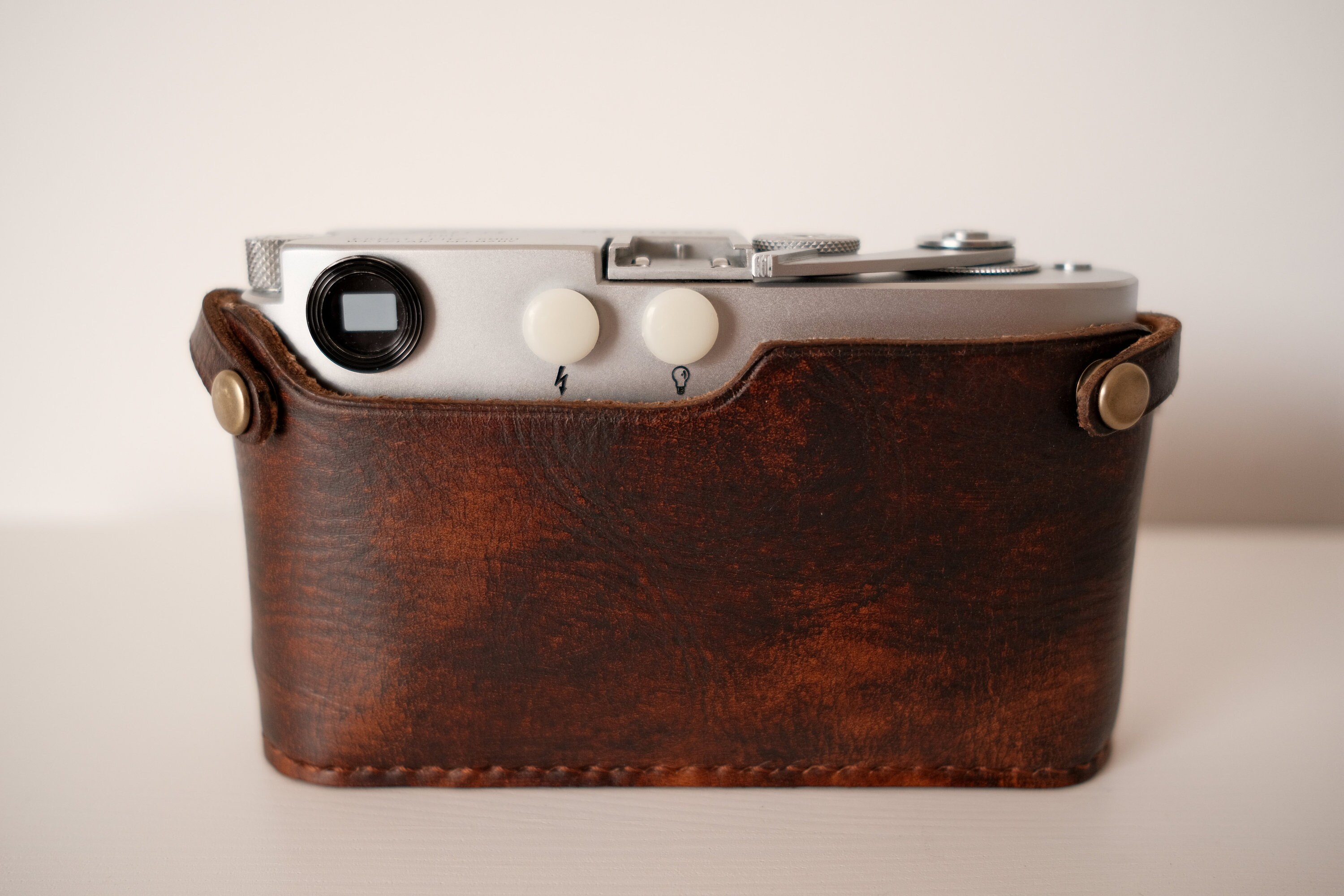 Leather half case for Leica M2 Rangefinder camera | Etsy