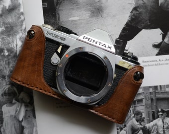 Leather Half Case for Pentax K1000 SV & Spotmatic Camera | Etsy