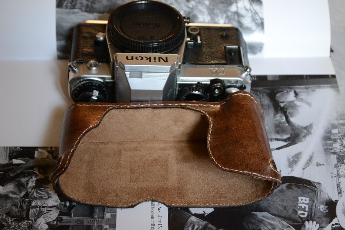 Leather Half Case for Nikon FA Camera | Etsy