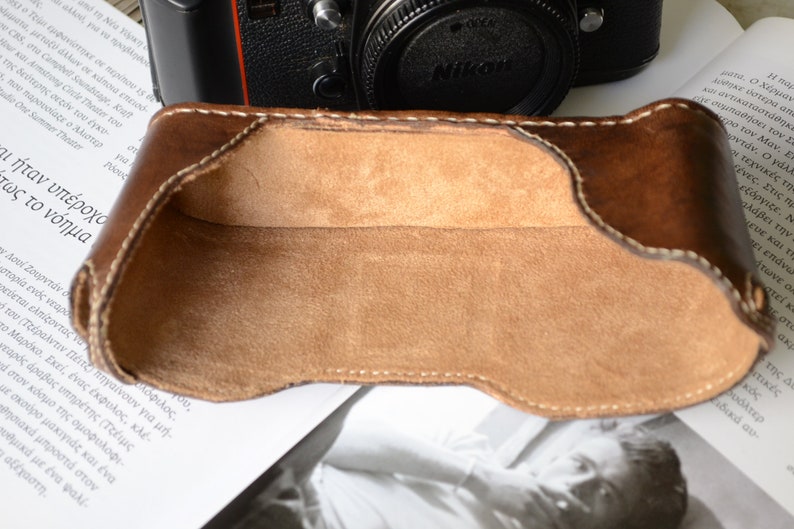 Leather half case for Nikon F3 camera | Etsy