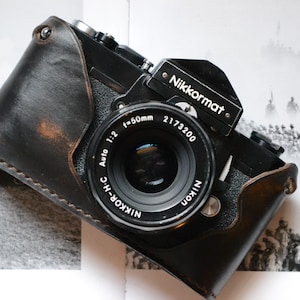 Leather Half Case for Nikon Nikkormat Camera - Etsy